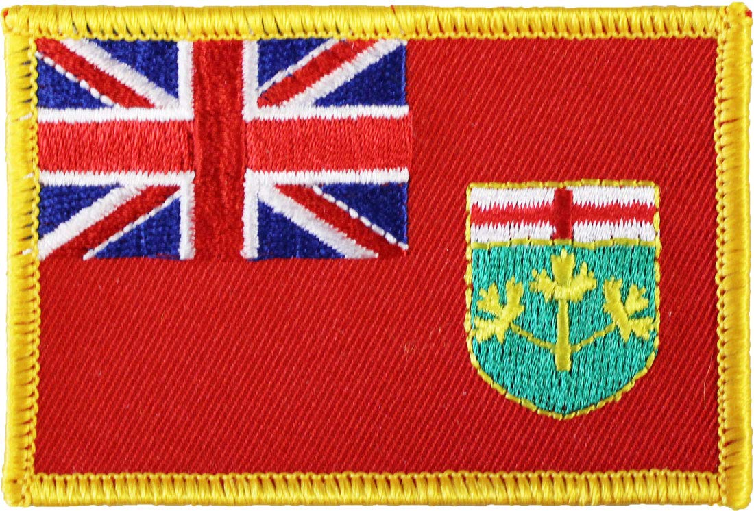 Amazon.com: Flagline Ontario - Canadian Province Rectangular Patch : Arts, Crafts & Sewing