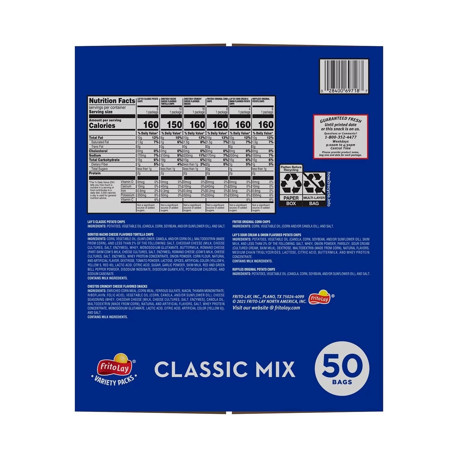Snapklik.com : Frito-Lay Classic Mix Variety Pack
