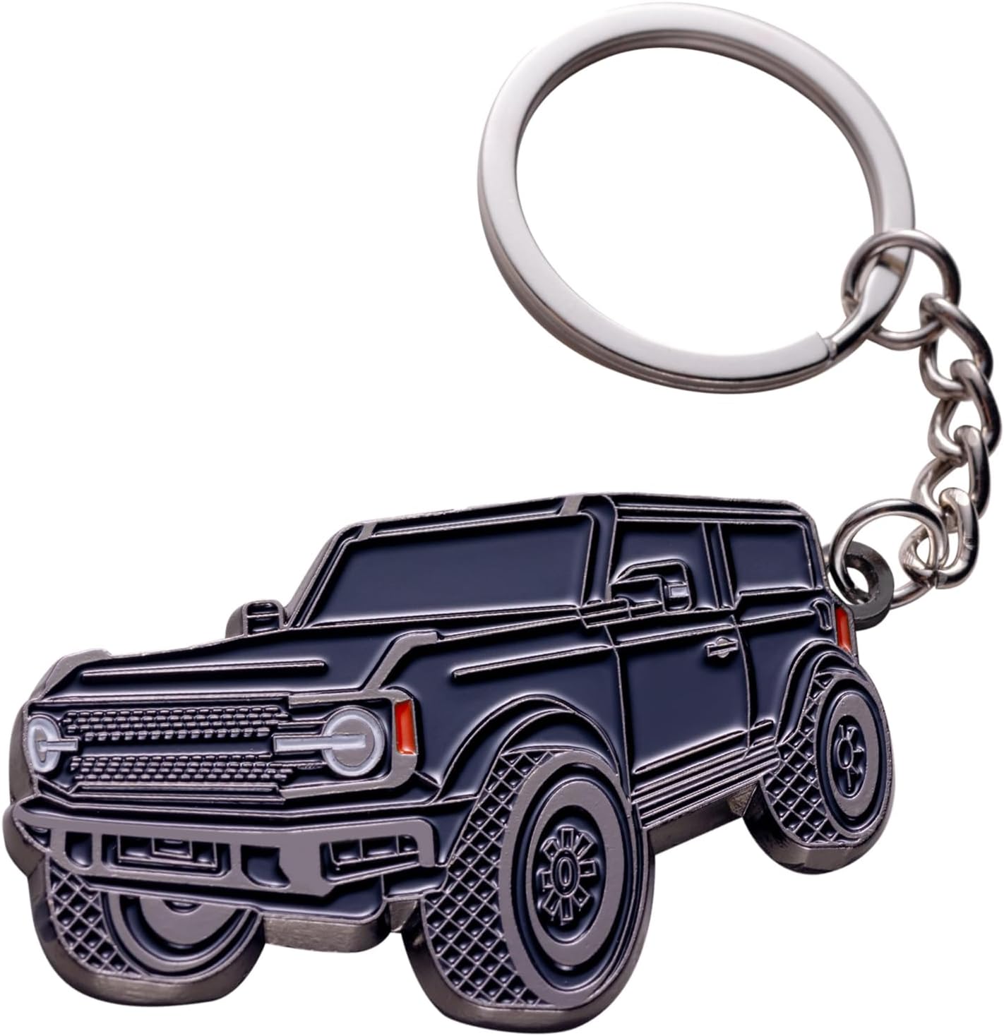 Amazon.com: SINLAKUA Bronco Keychain 4 door key chain Fob Cover Cool ...