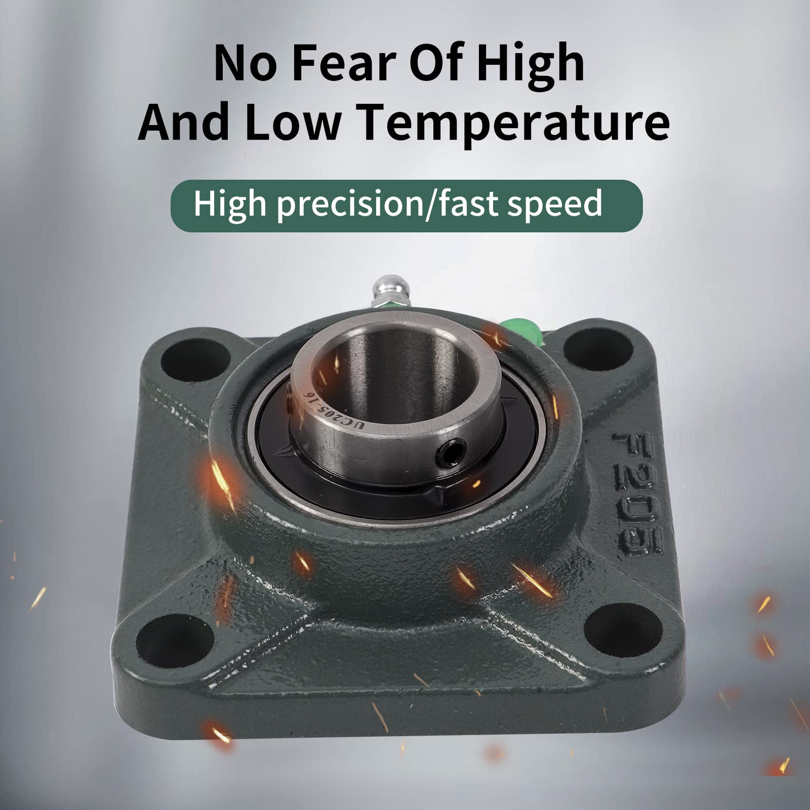 Snapklik.com : UCF205-16 Pillow Block Bearing, Mount Flange Bearing, 1 ...