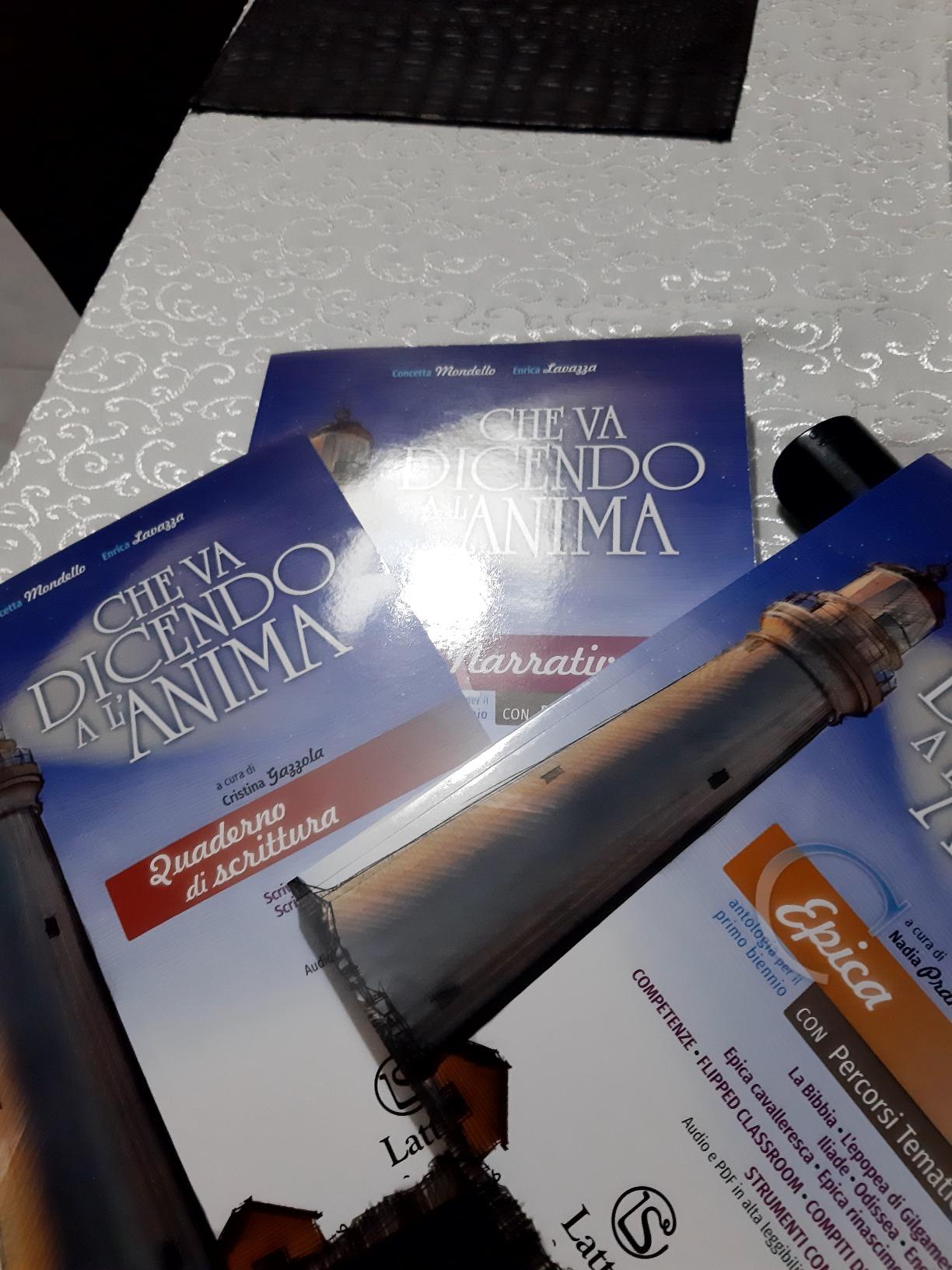 Che va dicendo a l'anima. Con Quaderno scrittura. Per il biennio delle ...