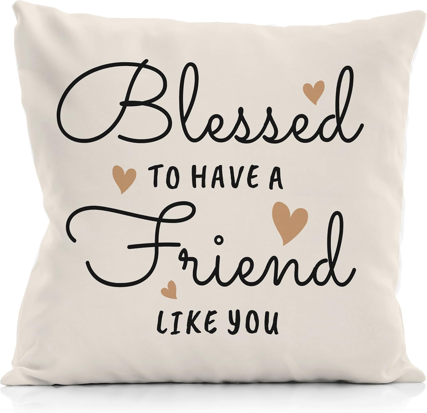 Amazon.com: NATSUNO Friends Pillow Covers - 'Blessed to Have A Friend ...