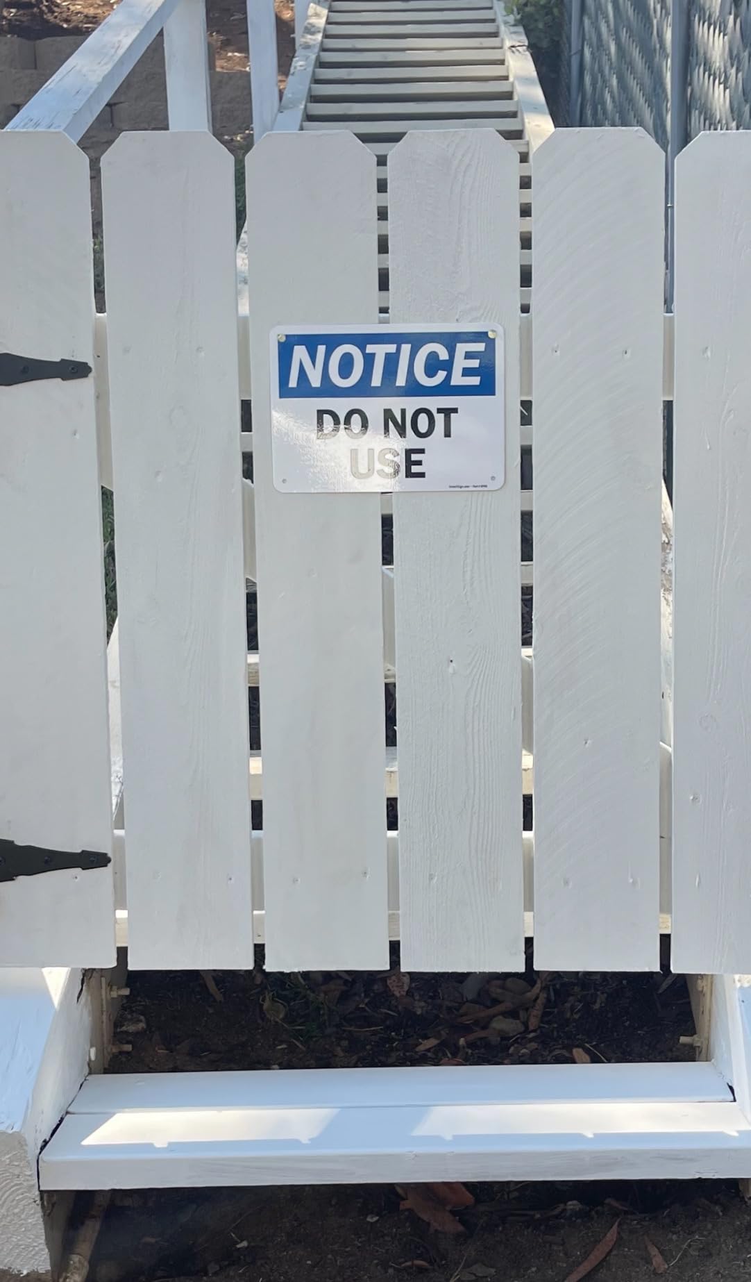 SmartSign 7 x 10 inch “Notice - Do Not Use” OSHA Metal Sign, Screen ...