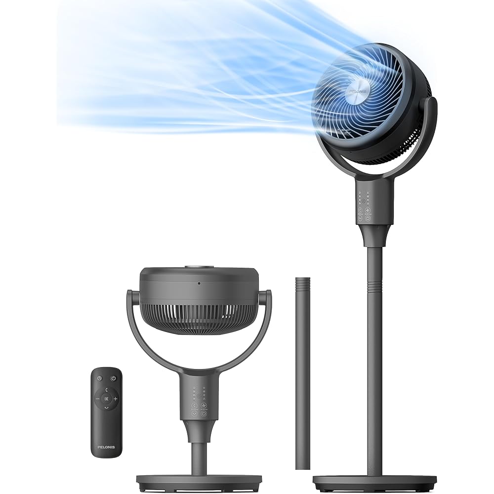$13/mo - Finance PELONIS Pedestal Fan, Air Circulator, Ultra OmniFlow ...