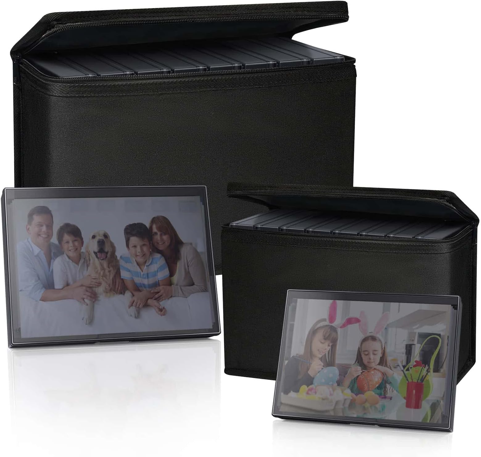 Amazon.com: ENGPOW Fireproof Photo Storage Box+ Fireproof CD Case ...