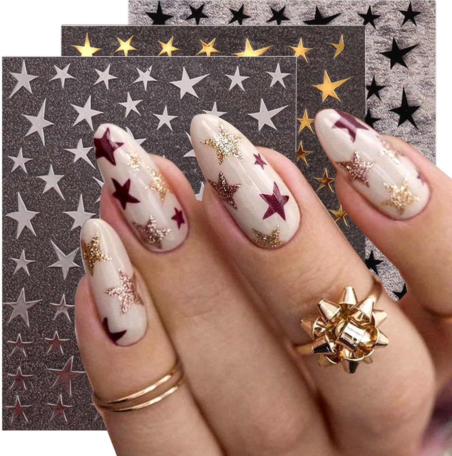 Amazon.com: St. Patrick's Day Nail Art Stickers Decals Green Lucky ...