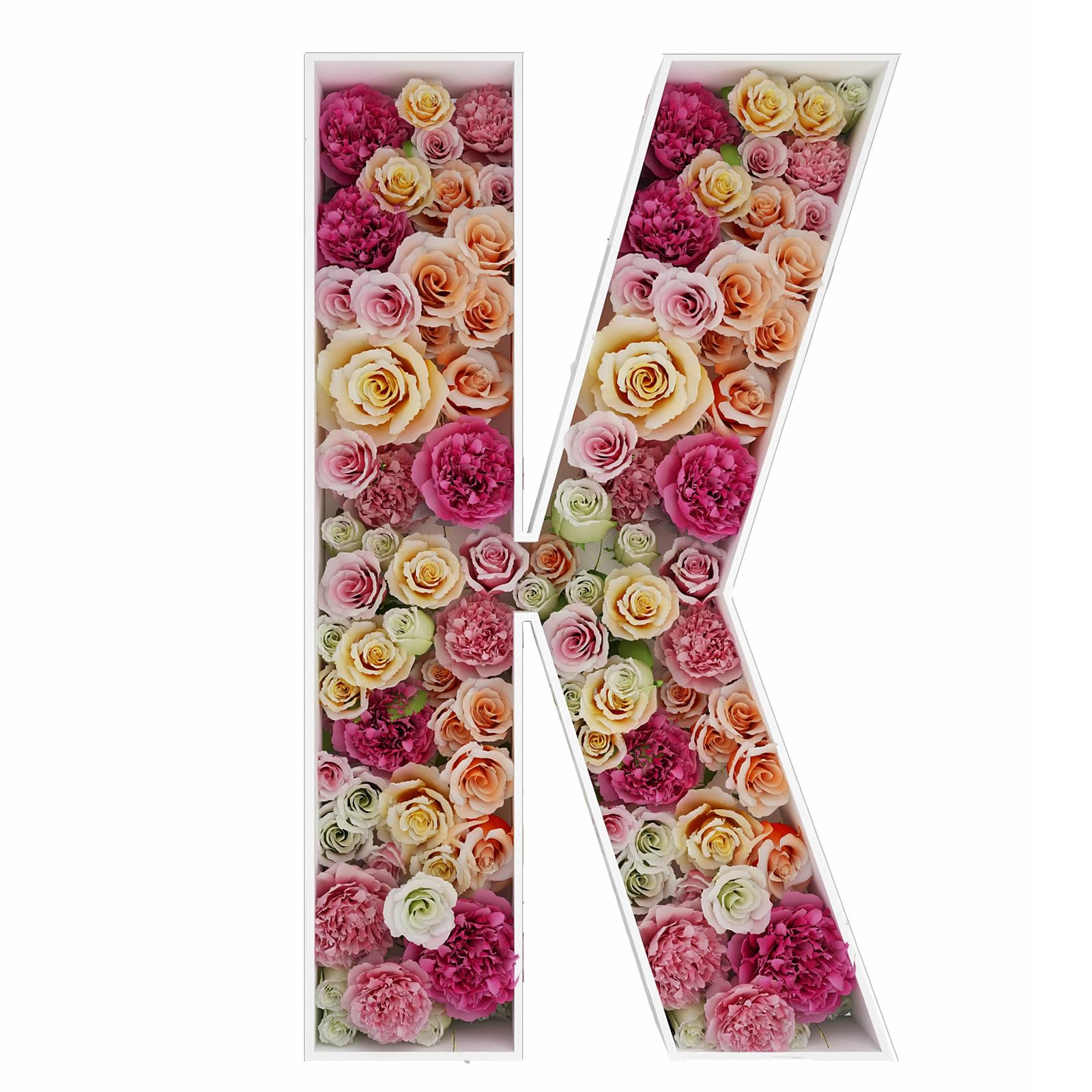 Snapklik.com : 2FT Letter K Mosaic Balloon Frame Letter DIY Fillable ...