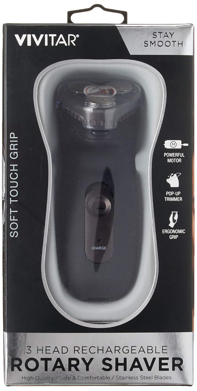 VIVITAR PG-V002 RotaryThree 3-Head Rotary Shaver User Manual