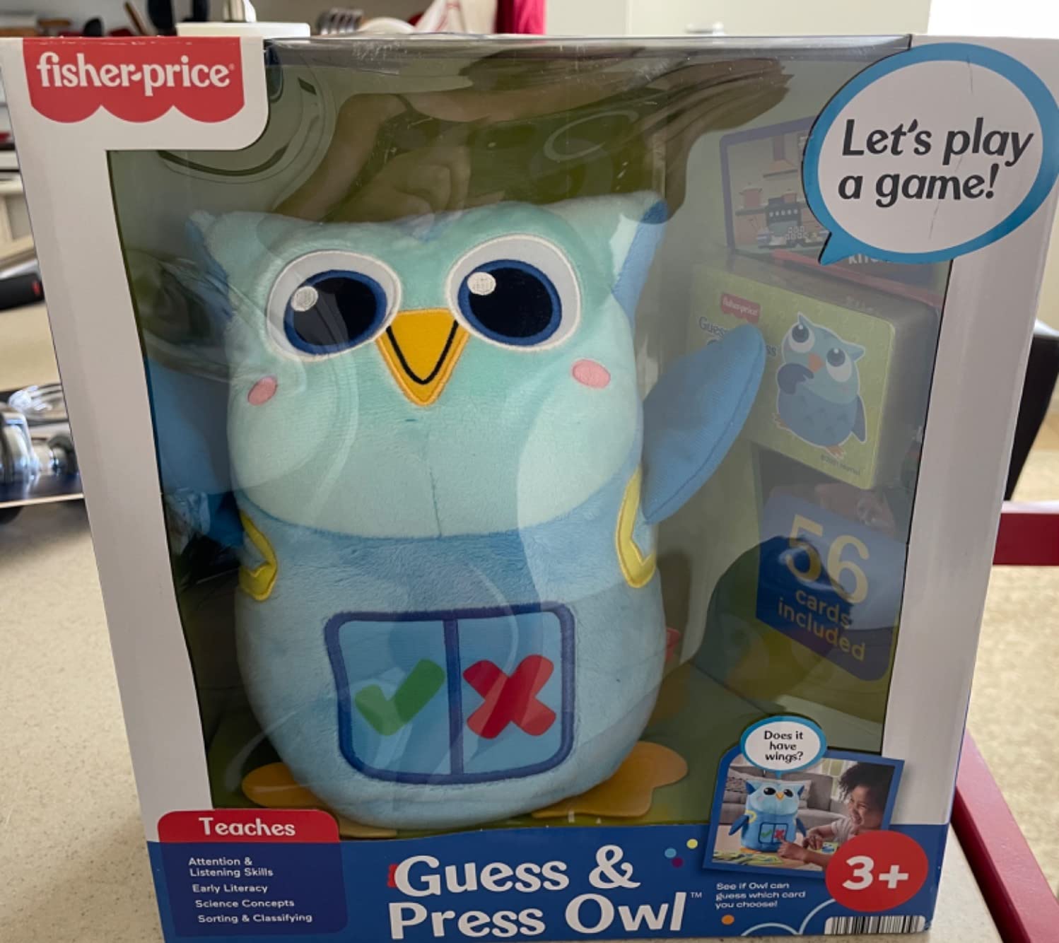 $2/mo - Finance Fisher-Price Electronic Learning Toy, Guess & Press Owl ...