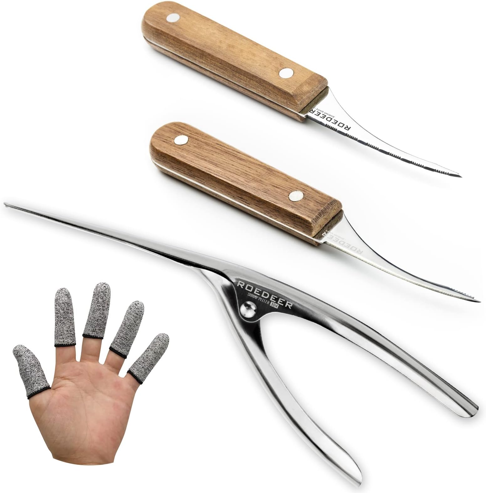 Amazon.com: 2 Sets Shrimp Deveiner Tool Stainless Steel Shrimp Peeler ...