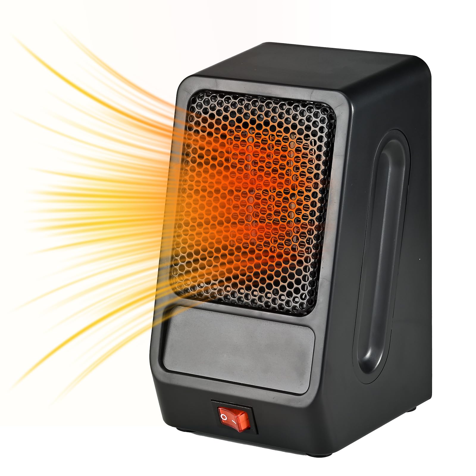 Amazon.com: Air Choice Black Space Heater - Portable, Stylish, and ...