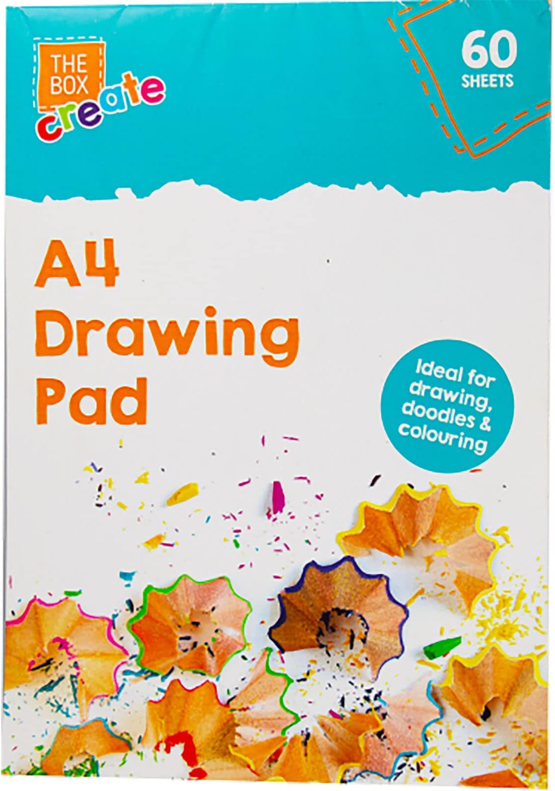 A4 Plain Drawing and Colouring Pad 80 Sheets140 Pages Padded Size 297mm ...