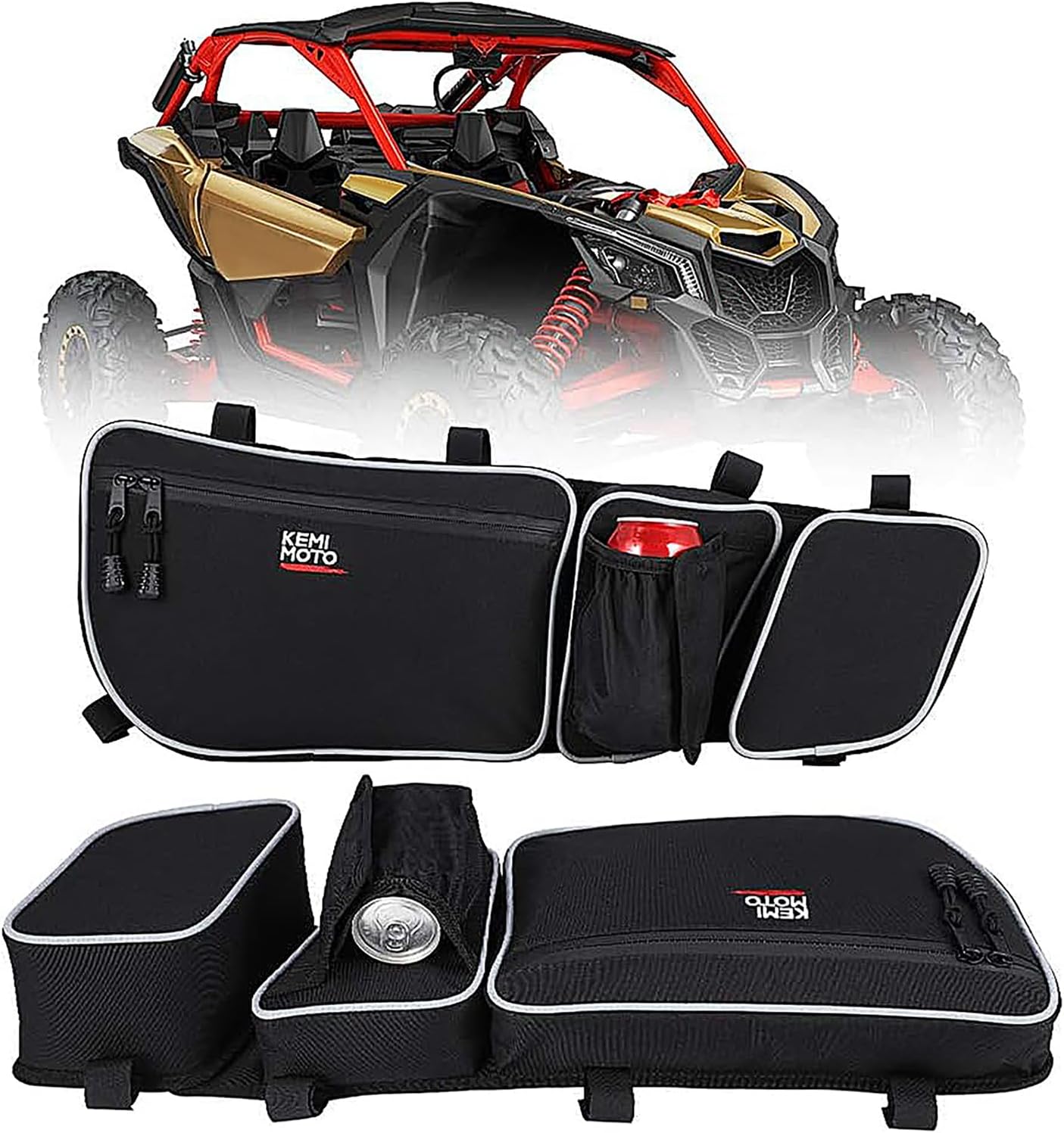 Amazon.com: KEMIMOTO X3 Storage Bag Set, 1680D X3 Door Bags and X3 ...