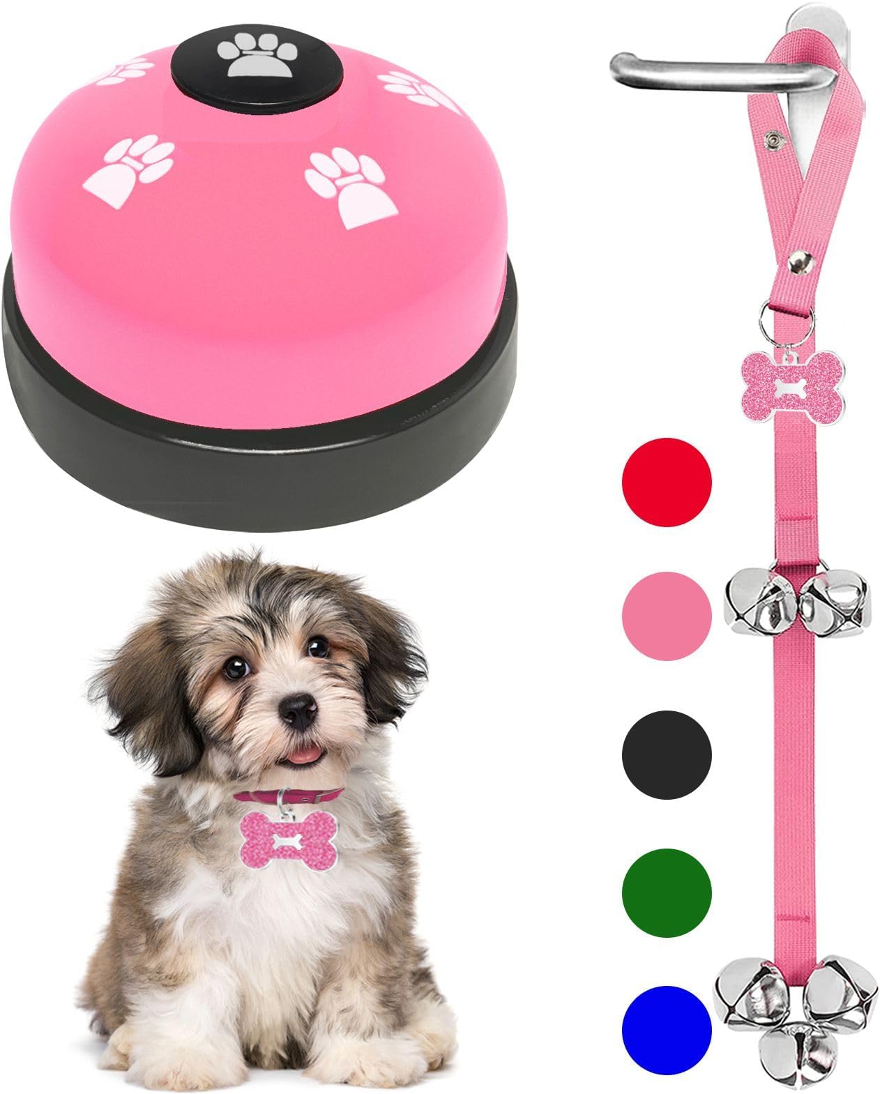 Amazon.com : Mighty Paw Dog Doorbells 2.0 - Potty Training Aid ...