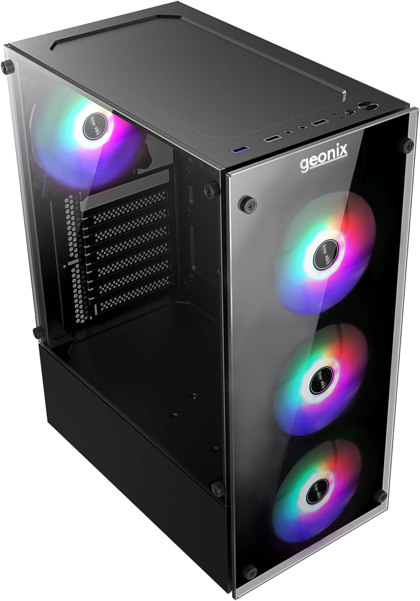 Amazon.in: Buy CHIPTRONEX OMG RGB Mid Tower ATX Gaming Cabinet RGB ...