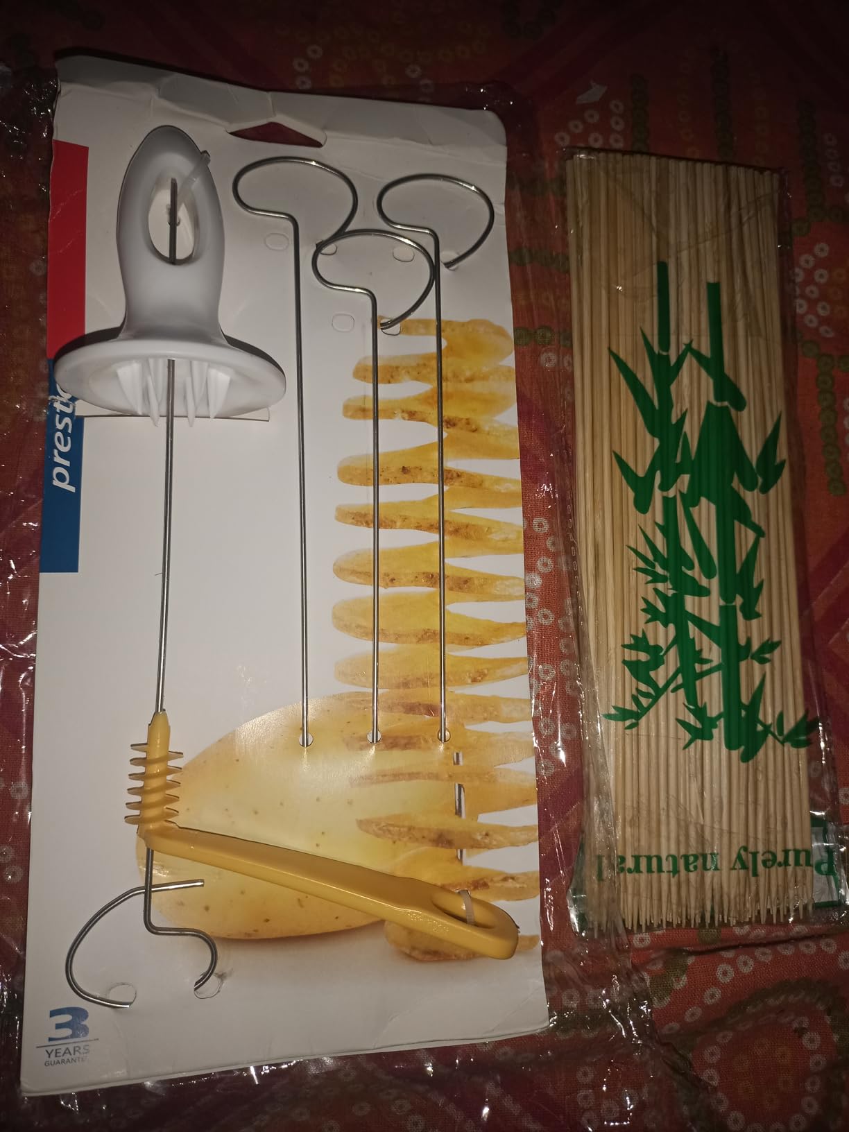 Buy SEREBRUM Potato Twister with 4 Stainless Steel Sticks,Reusable ...