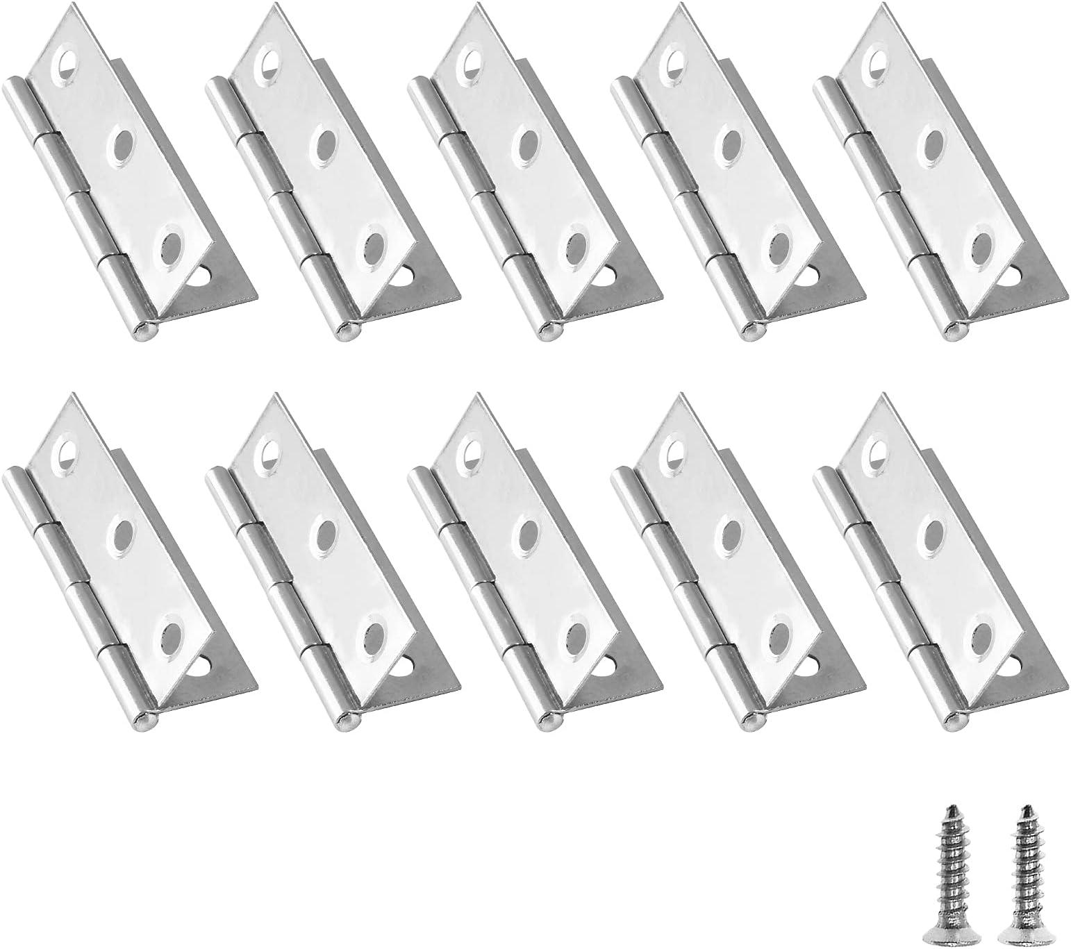Piutouyar 6Pack Butt Hinge 2.5 Inch Mini Hinges 304 Stainless Steel ...