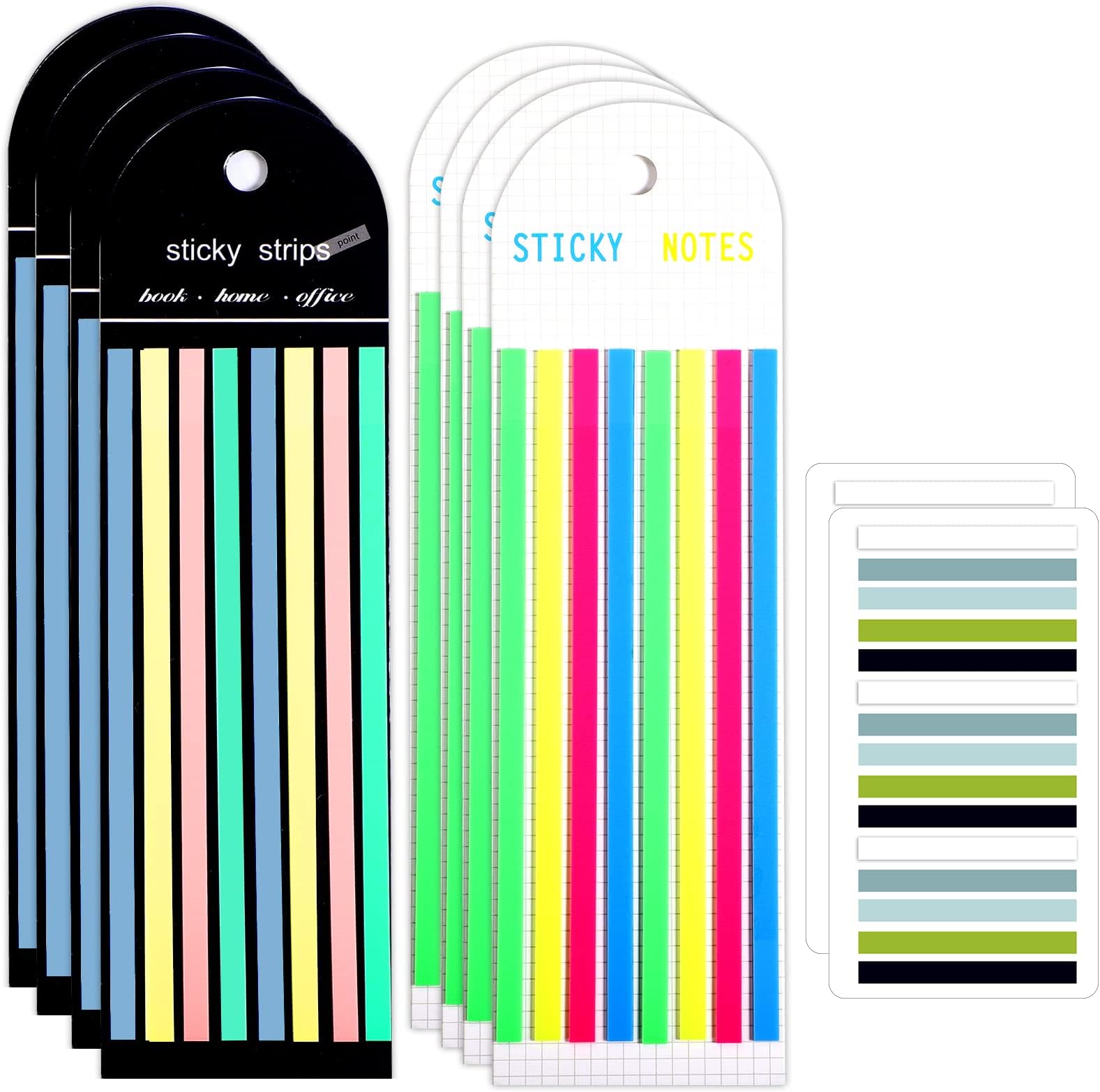 Amazon.com : 2200Pcs Highlight Strips for Books, Transparent ...