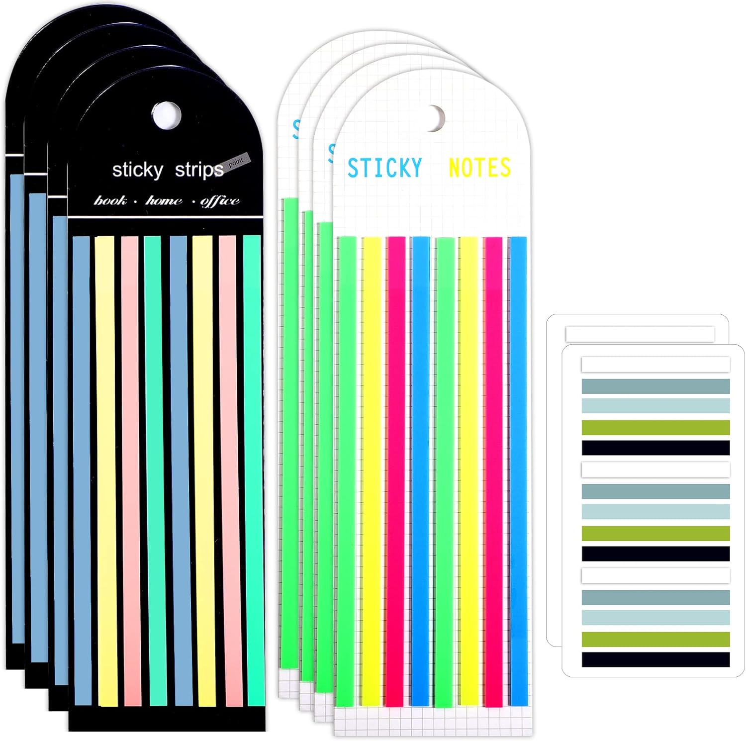 Amazon.com : 2200Pcs Highlight Strips for Books, Transparent ...