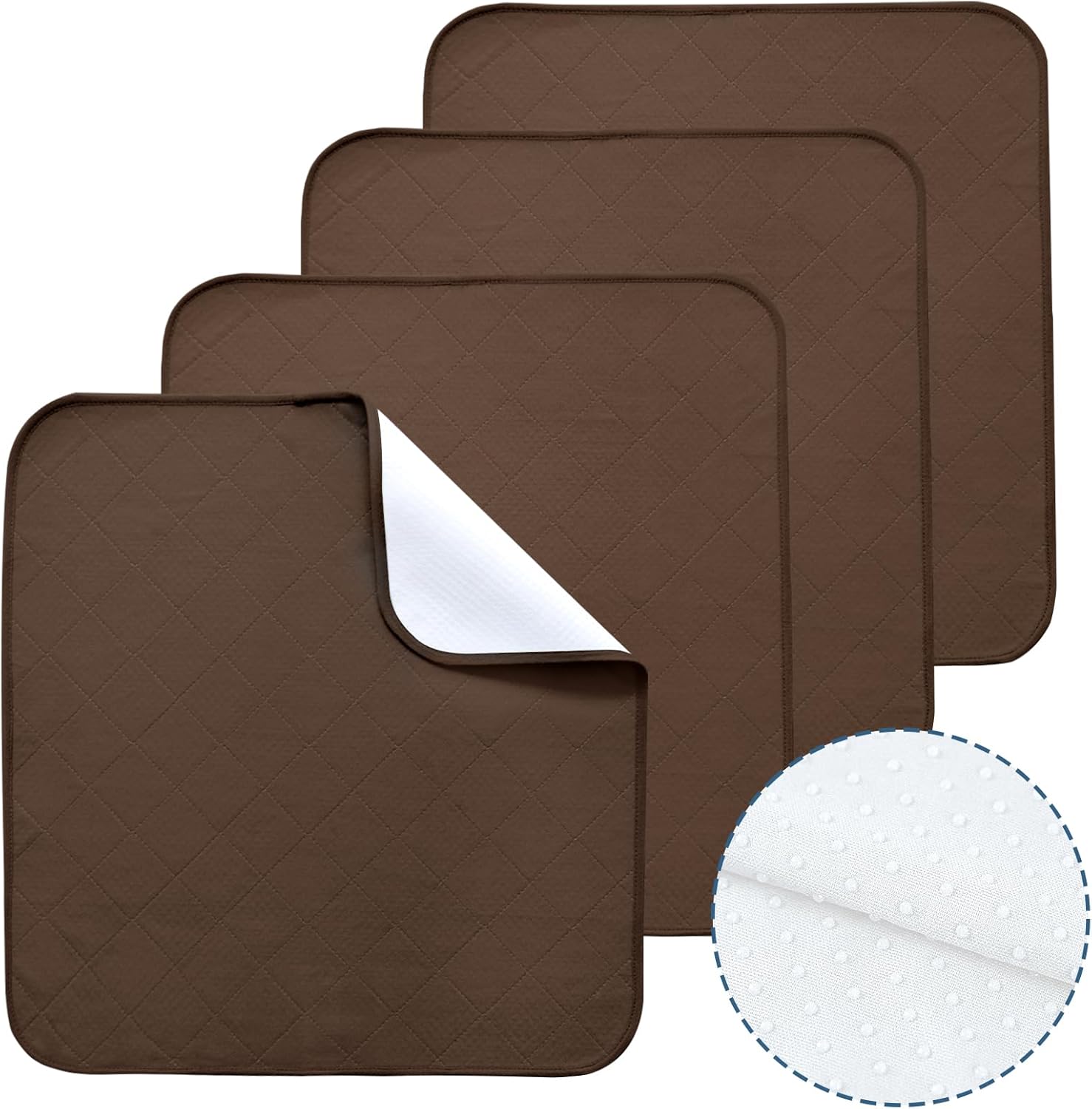 Amazon.com: Waterproof Chair Pads for Incontinence, 4 Pack Reusable ...