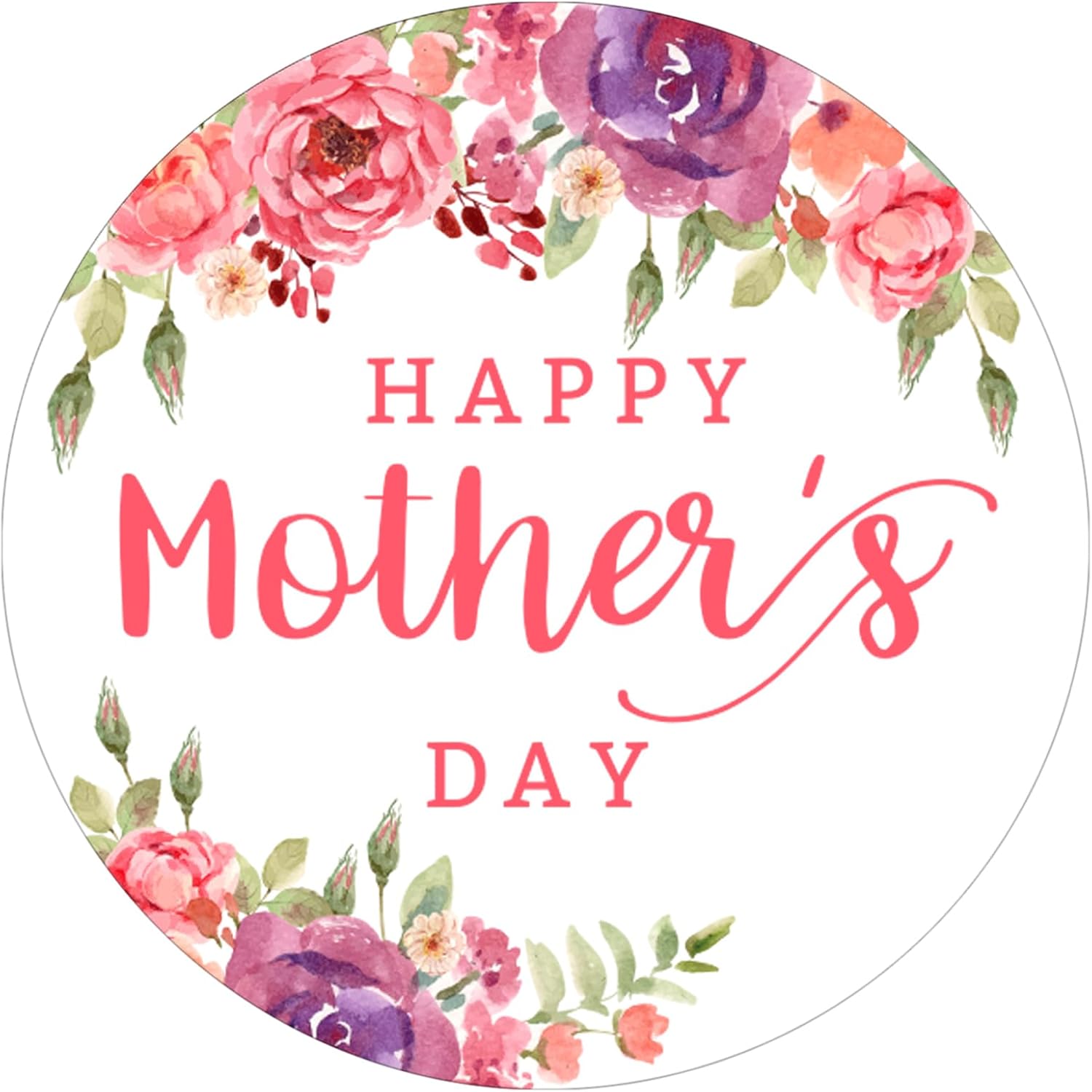 Amazon.com : Anwyll Mothers Day Gift Stickers - Happy Mother's Day ...