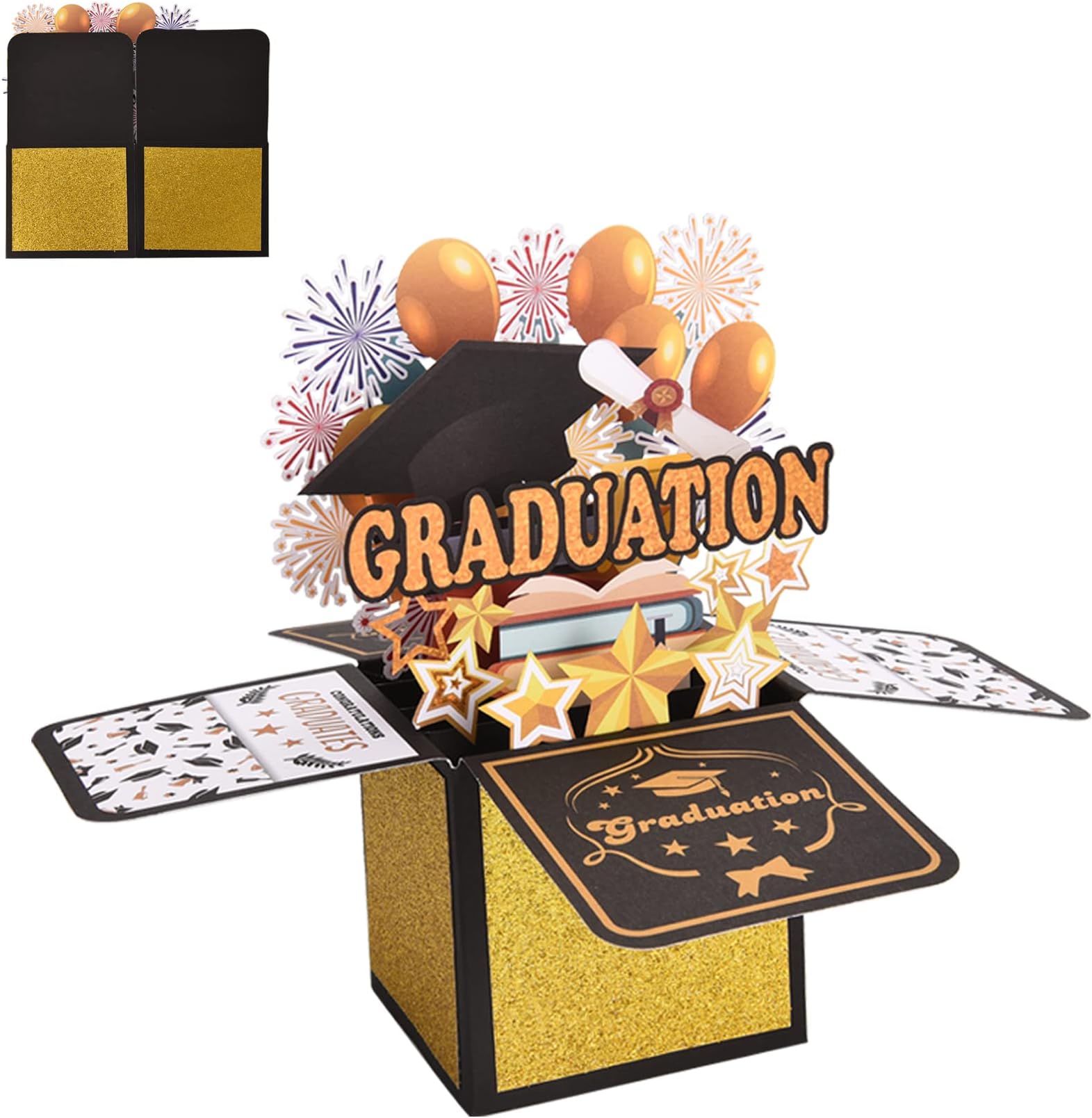 Amazon.com : BESKYOO Graduation Pop Up Cards 2023, Happy Graduation 3D ...