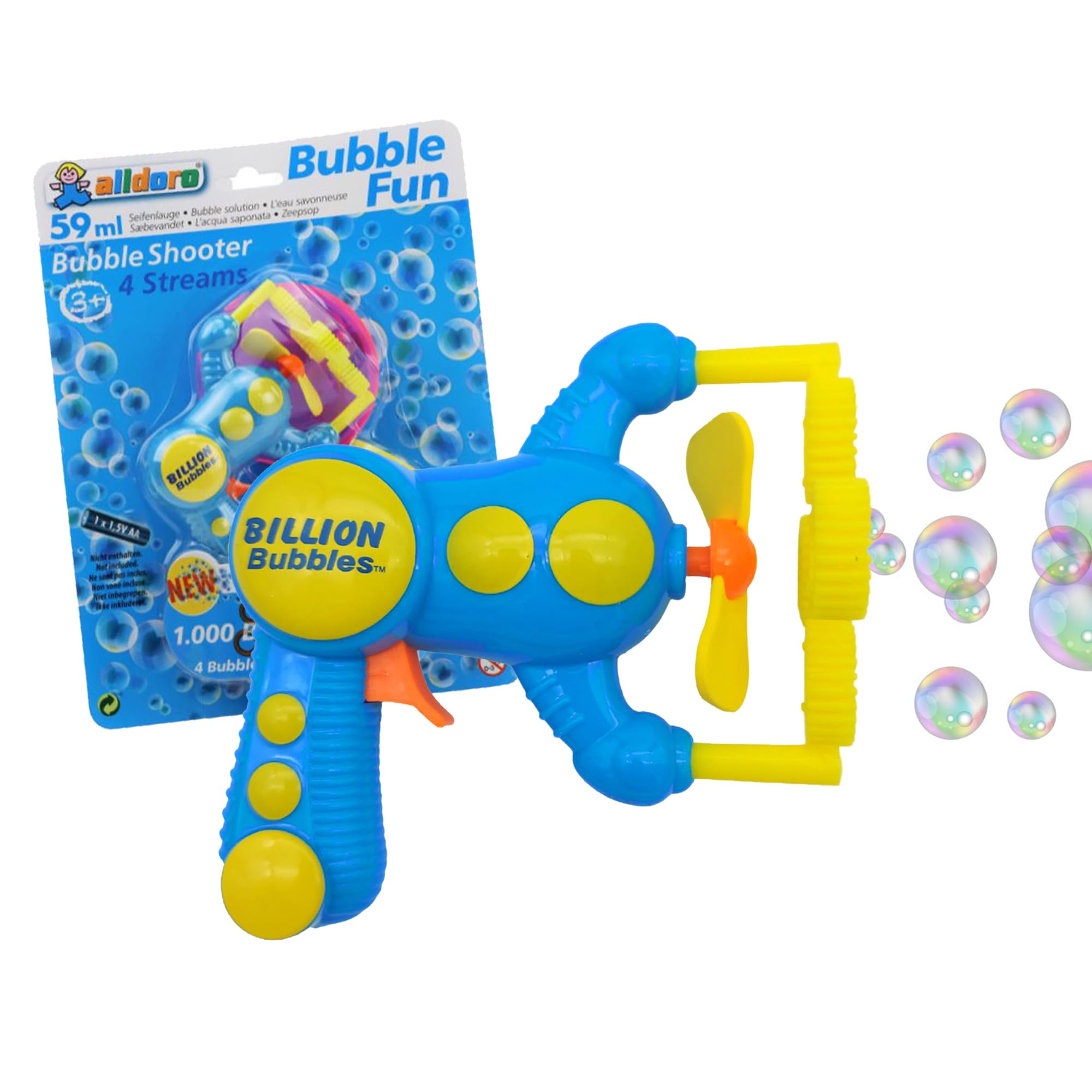 Billion Bubbles Machine Bubble Machine, Dinosaur Bubble Gun For Kids