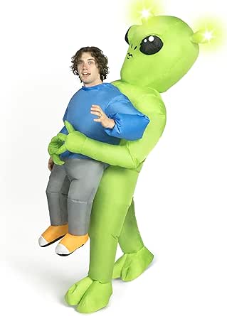 Amazon.com: Spooktacular Creations Adults Inflatable Costumes, Alien ...
