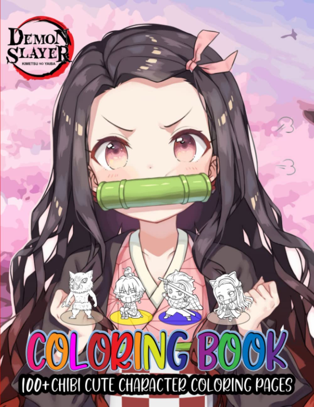 Buy Démon Slayer Coloring Book (Nezuko Cute Theme Cover): Anime/Manga ...