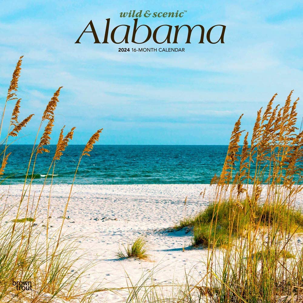 Alabama Wild & Scenic | 2024 12 x 24 Inch Monthly Square Wall Calendar ...