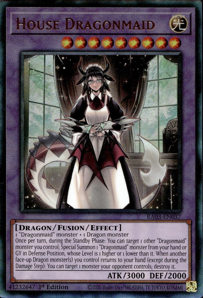 Amazon.com: House Dragonmaid (PUR) - RA03-EN037 - Prismatic Ultimate ...