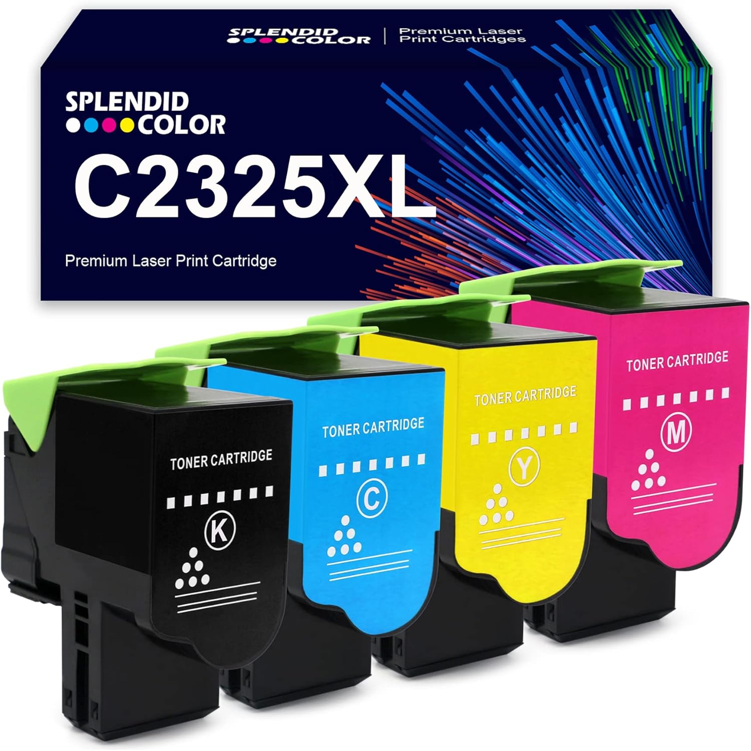 Amazon.com: SPLENDIDCOLOR C2310K0 C2310C0 C2310M0 C2310Y0 Toner ...
