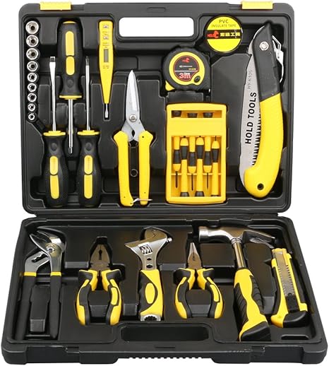 DOWELL 30 Pieces Homeowner Tool Set, Home Repair Hand Tool Kit with ...