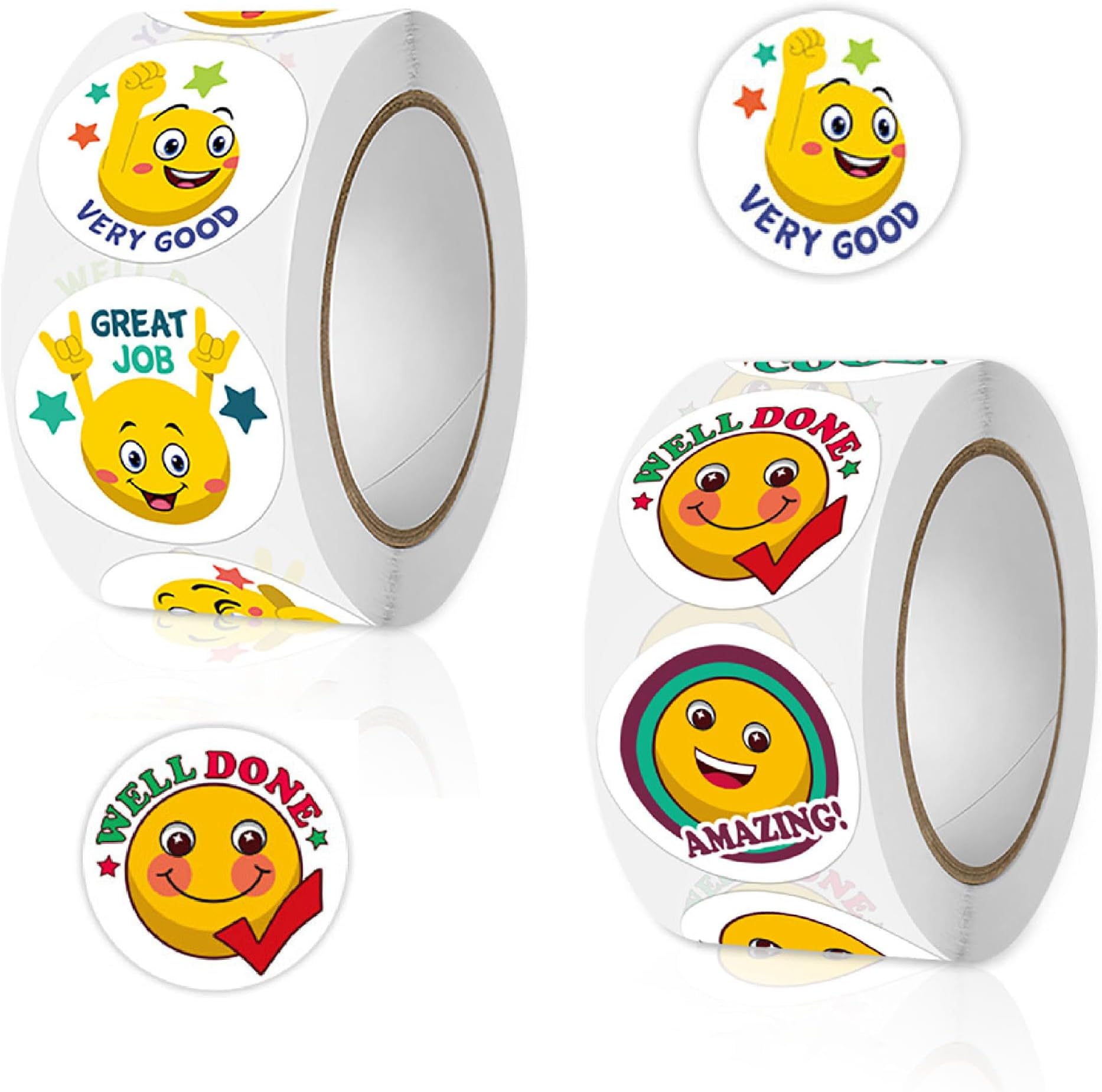 Amazon.com: 1500PCS Reward Stickers for Kids Teachers Motivational ...