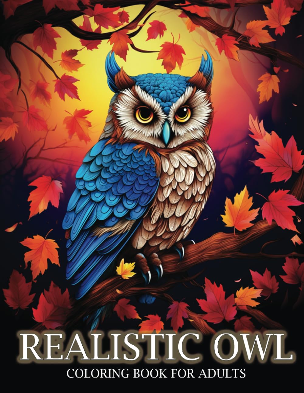 Amazon.com: Realistic Owl Coloring Book for Adults: 54 Lifelike Owls ...