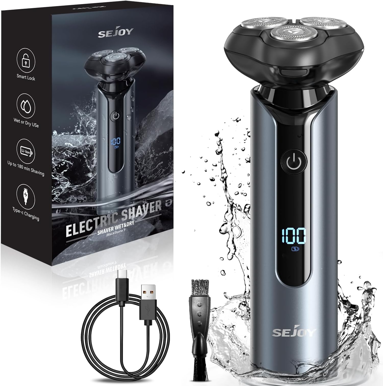 Amazon.com: Electric Razor for Men Face, Sejoy Electric Shaver ...