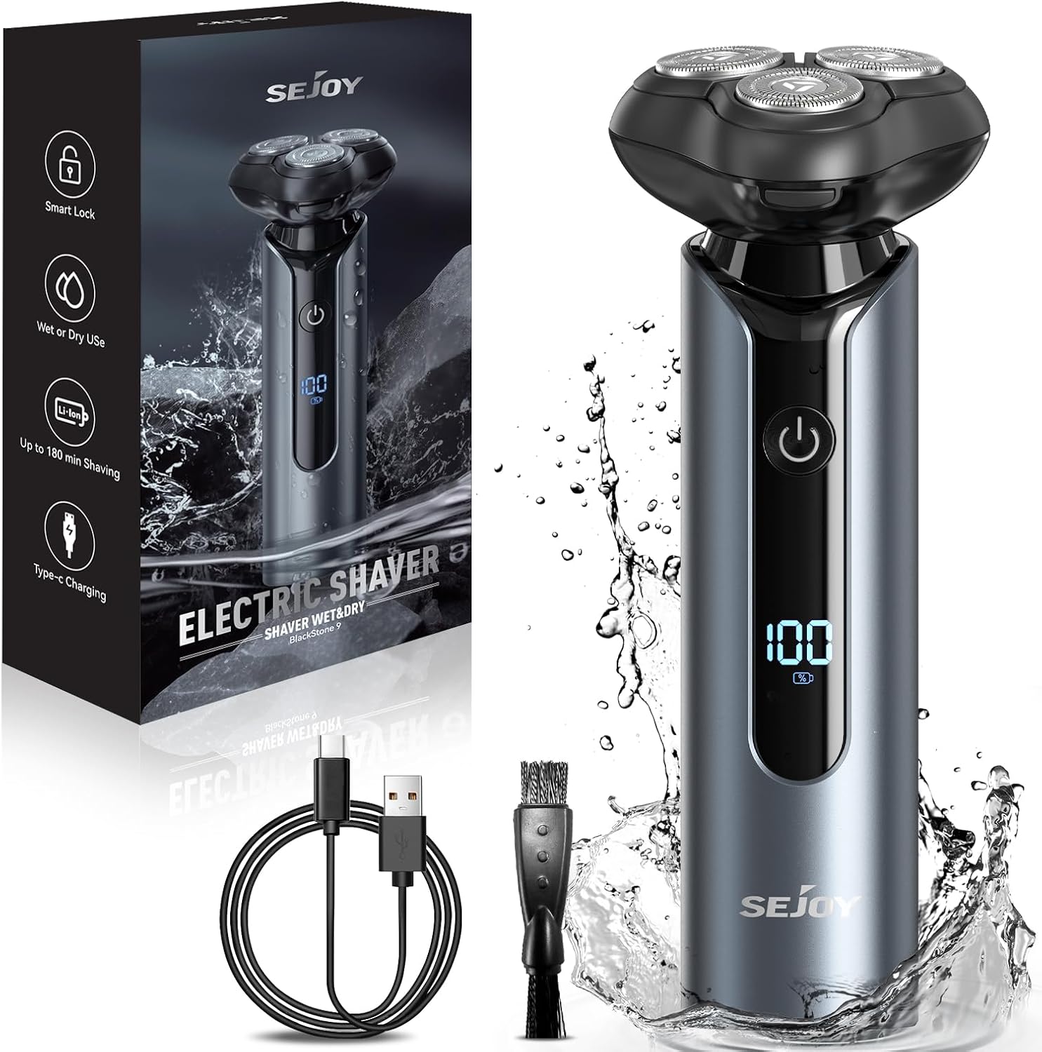 Amazon.com: Electric Razor for Men Face, Sejoy Electric Shaver ...