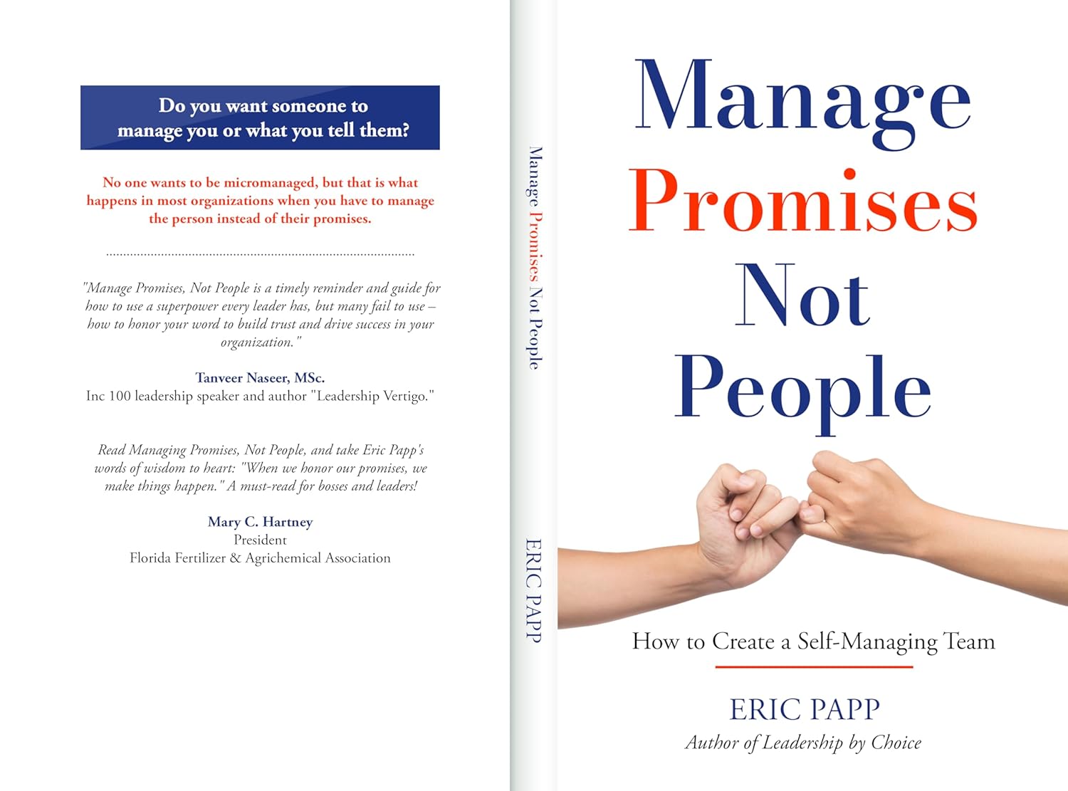 Amazon.com: Manage Promises Not People : How To Create A Self-Managing ...