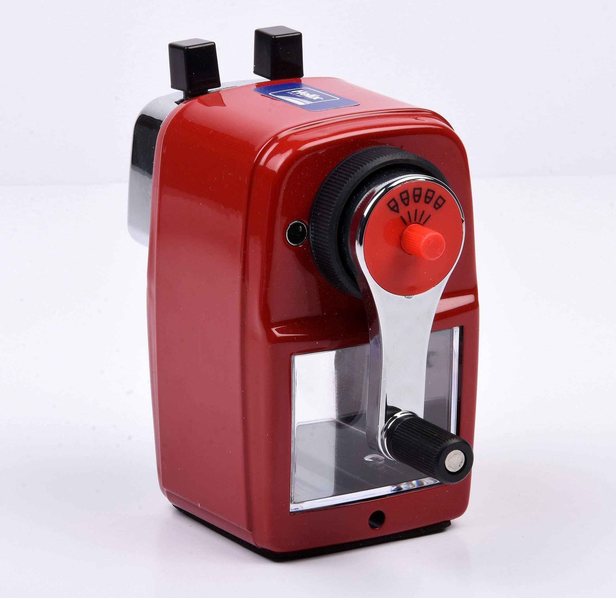 Helix Metal Desktop Pencil Sharpener - Red Body : Amazon.co.uk ...