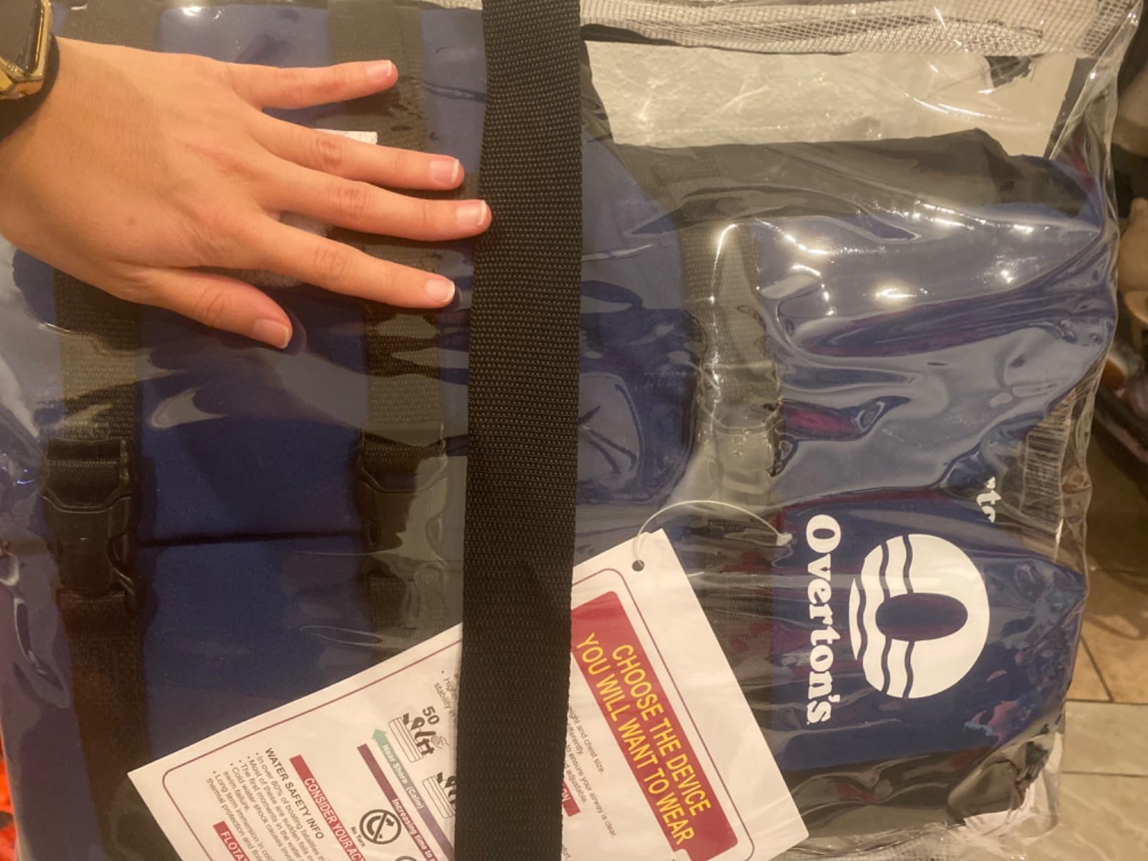 Amazon.com : Overton's Universal Adult Life Jacket - Pack of 4, Nylon ...