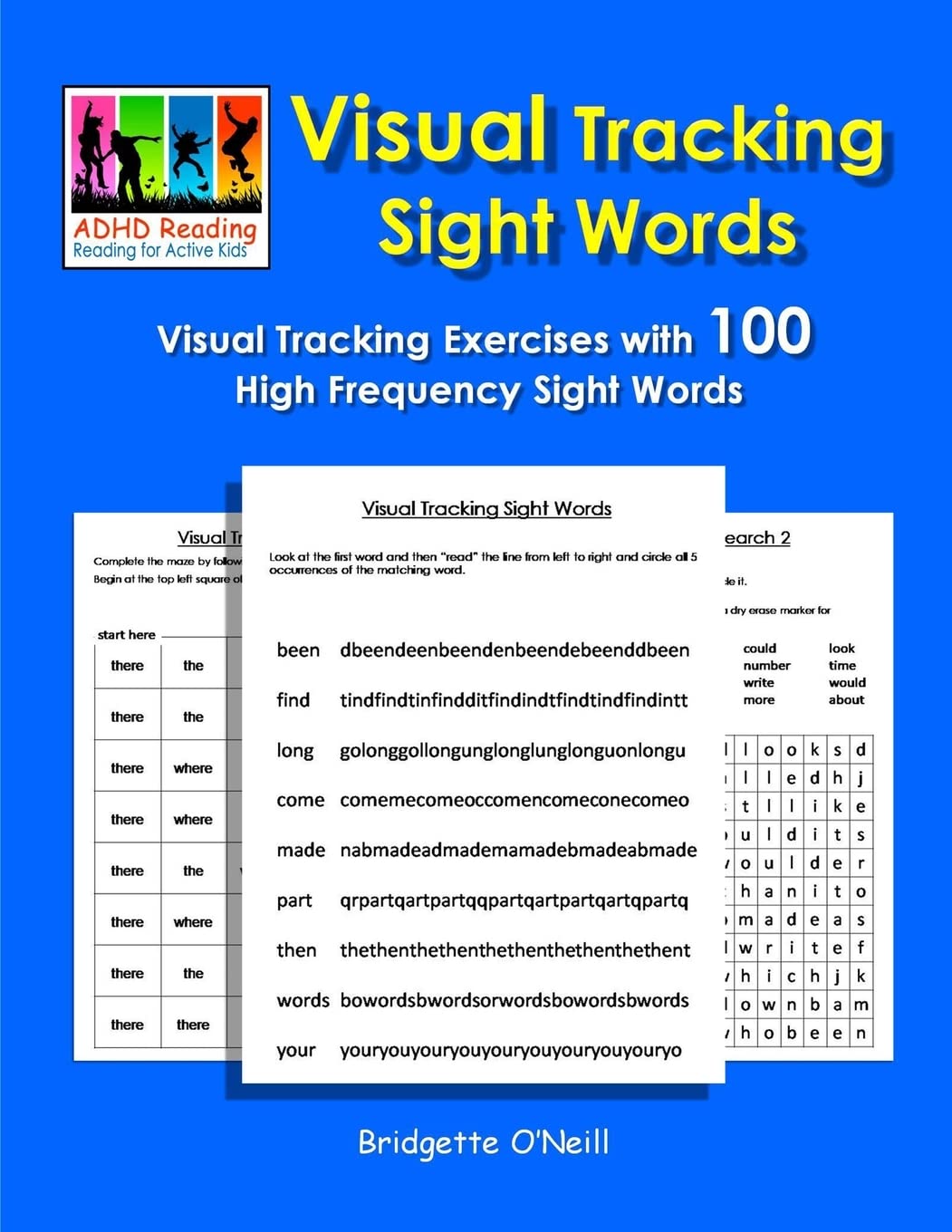 Amazon.com: Visual Tracking Sight Words: Visual Tracking Exercises with ...