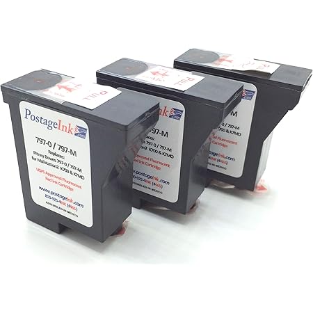 Amazon.com: Postageink.com Brand Postage Meter Ink Cartridge for use ...