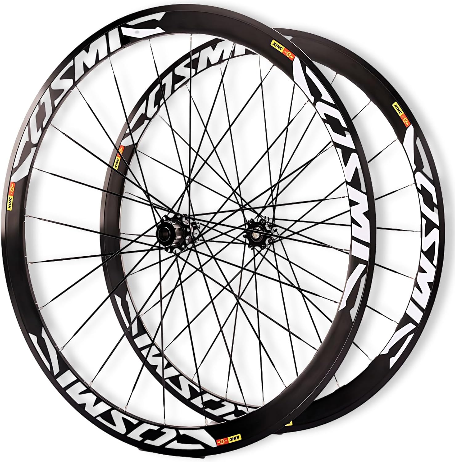 Amazon.com: TDUIHTG Road Bike Wheelset 700C Aluminum Alloy Rims Disc ...