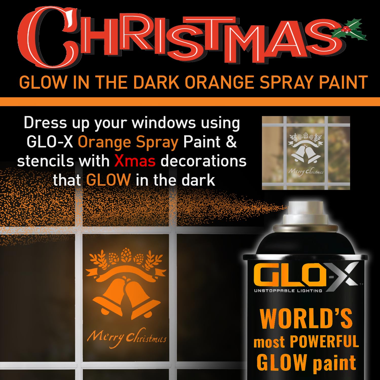 Snapklik.com : Orange Halloween Glow In The Dark Spray Paint - Make ...