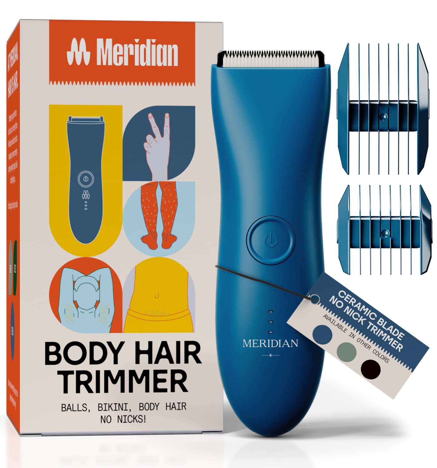 Snapklik.com : MERIDIAN The Trimmer Original - Body Hair Trimmer For Men