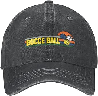 Bocce Balls hat Black at Amazon Men’s Clothing store