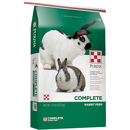 Amazon.com : Purina Rabbit Food Complete Pellets, 25 lb : Pet Food ...