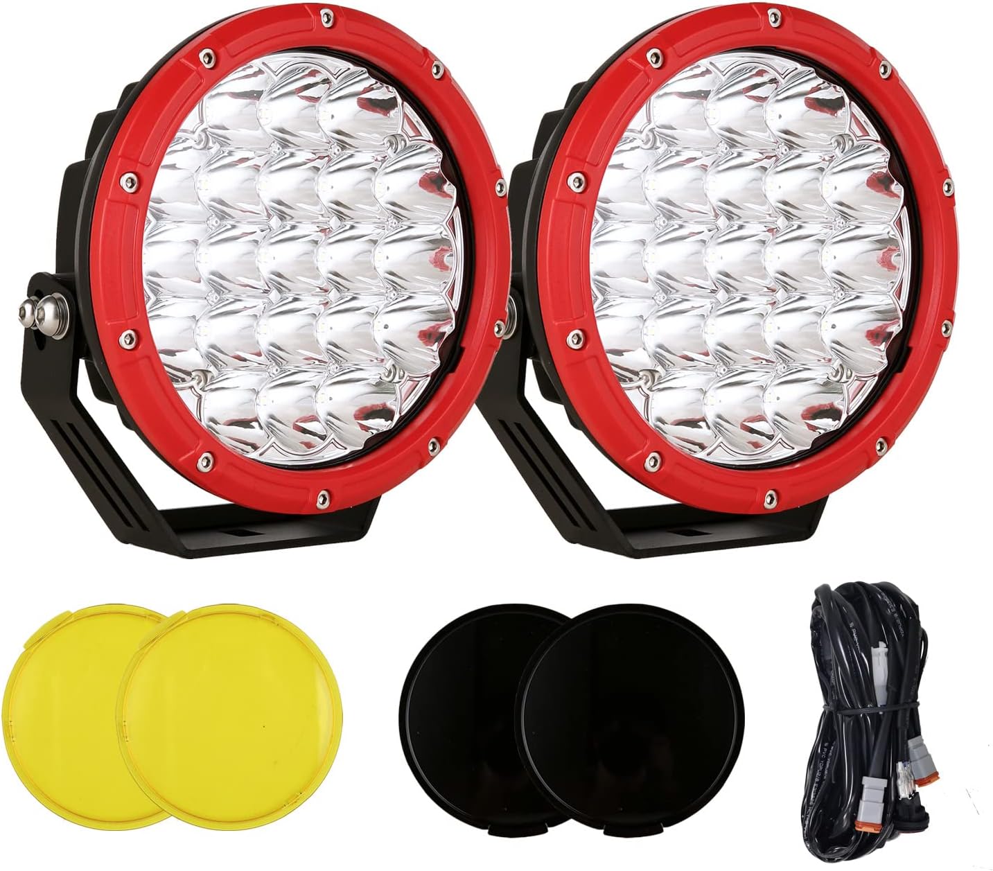 Amazon.com: King Showden 7" Round HID Offroad Light, 55W 9-16V 6400LM ...