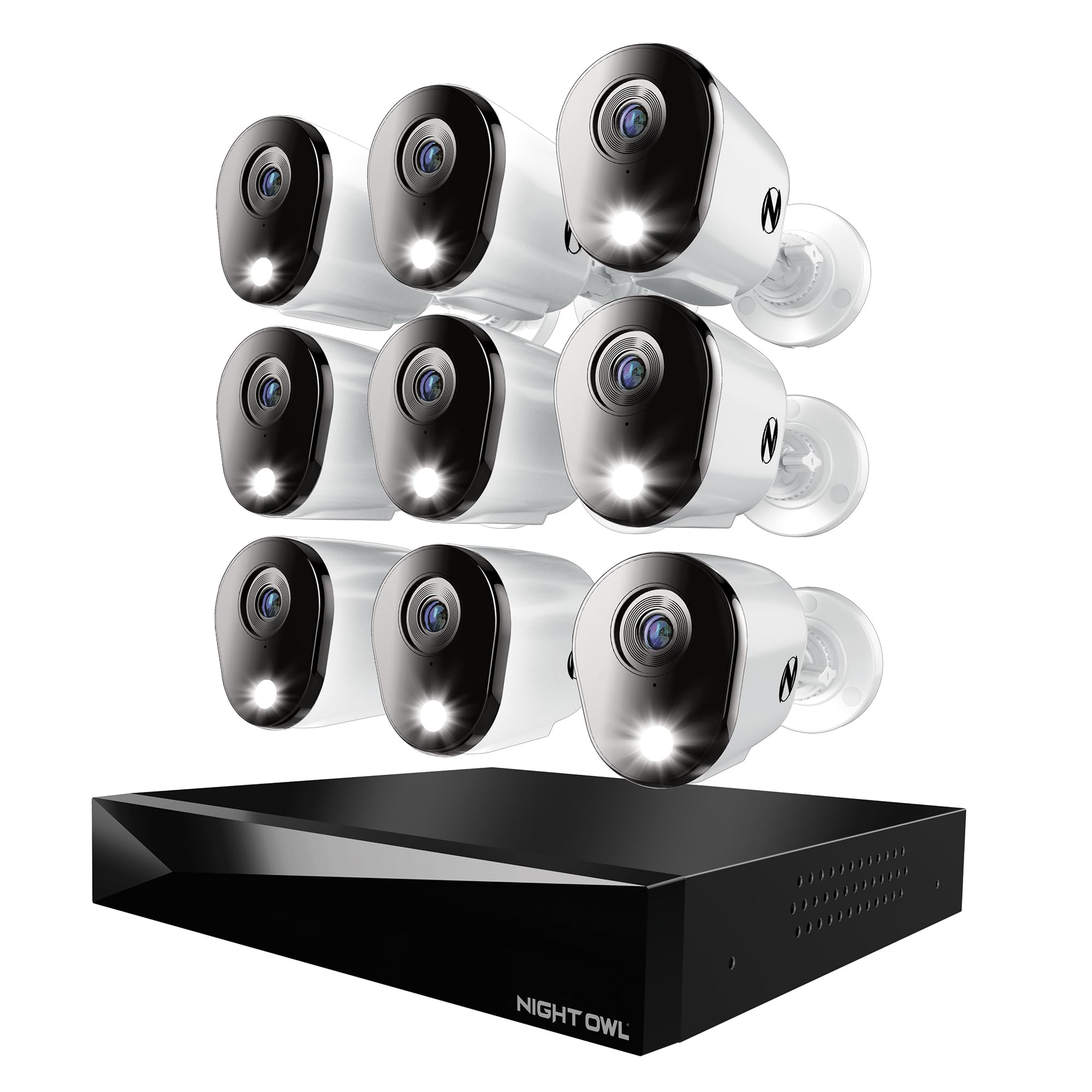 Amazon.com : Night Owl 2-Way Audio 20 Channel DVR Video Home Security ...