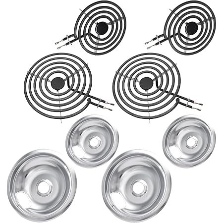 Amazon.com: Electric Stove Burner Drip Pans W10288051-MP22YA Electric ...